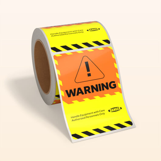 Custom Safety Stickers - Warning and Hazard Stickers | NextDayFlyers