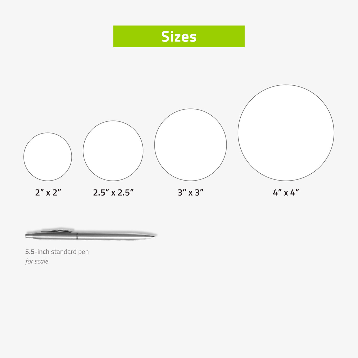 Round Stickers - Custom Circle Sticker Printing | NextDayFlyers