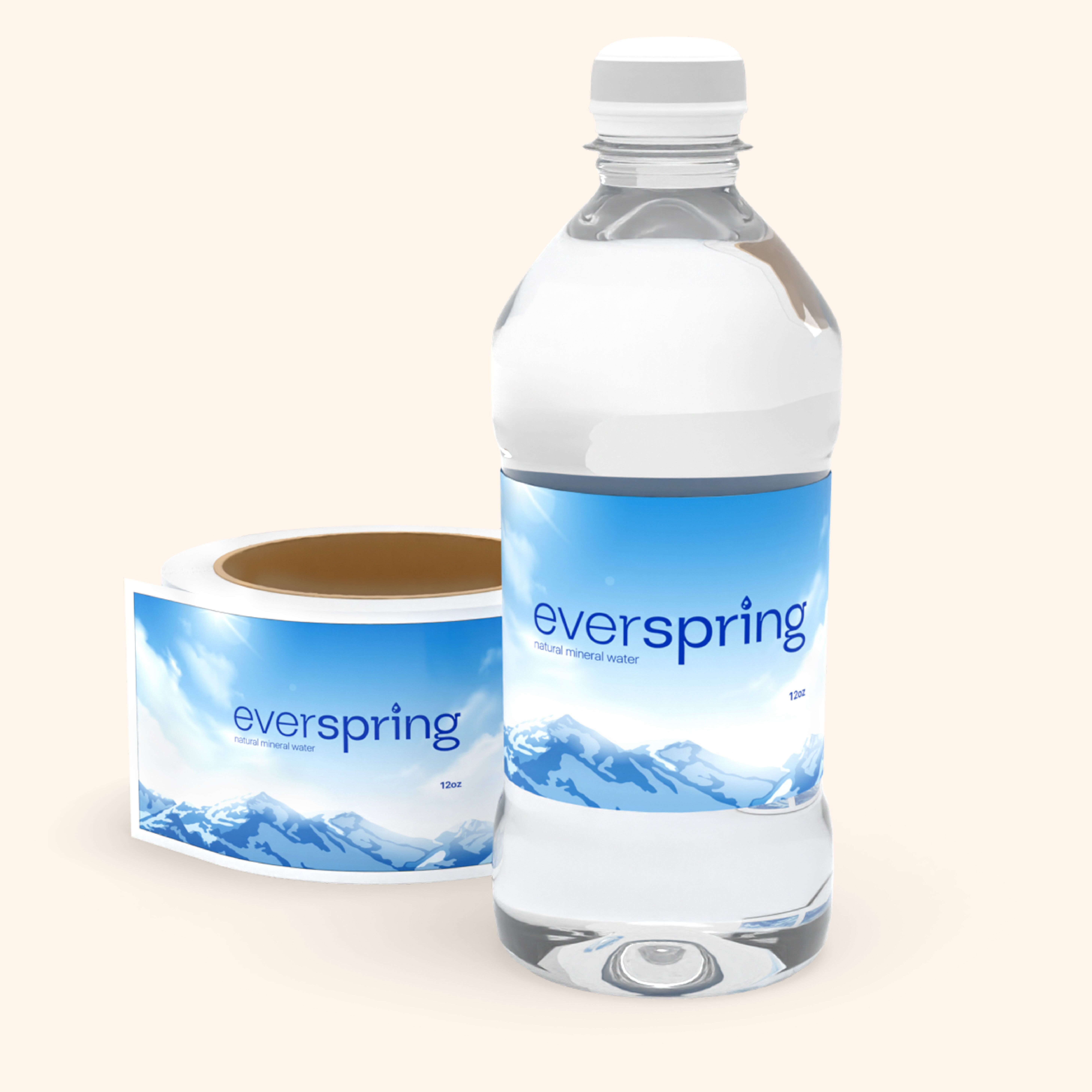 Water Bottle Labels - Print Vinyl Stickers that are Water Resistant and ...