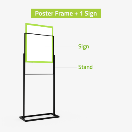 Poster Frame Stand for Display | NextDayFlyers